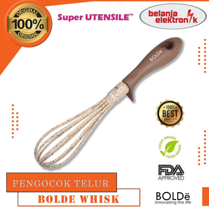 Jual Hari Ini Kocokan Telur Bolde Super Utensile Whisk / Pengadon Beige ...