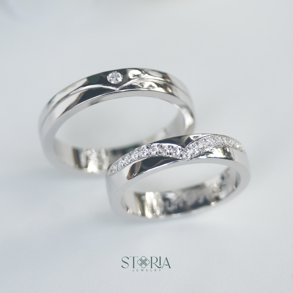 Jual Cincin Kawin Couple Perak Sterling Silver 925 SS-119 Nikah ...