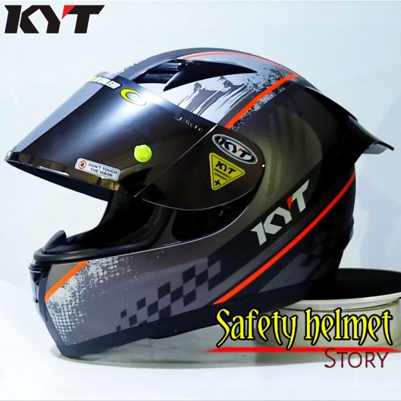 Jual Helm Full Face KYT R-10 Original Modif (Paket Ganteng) Berat 2kg ...