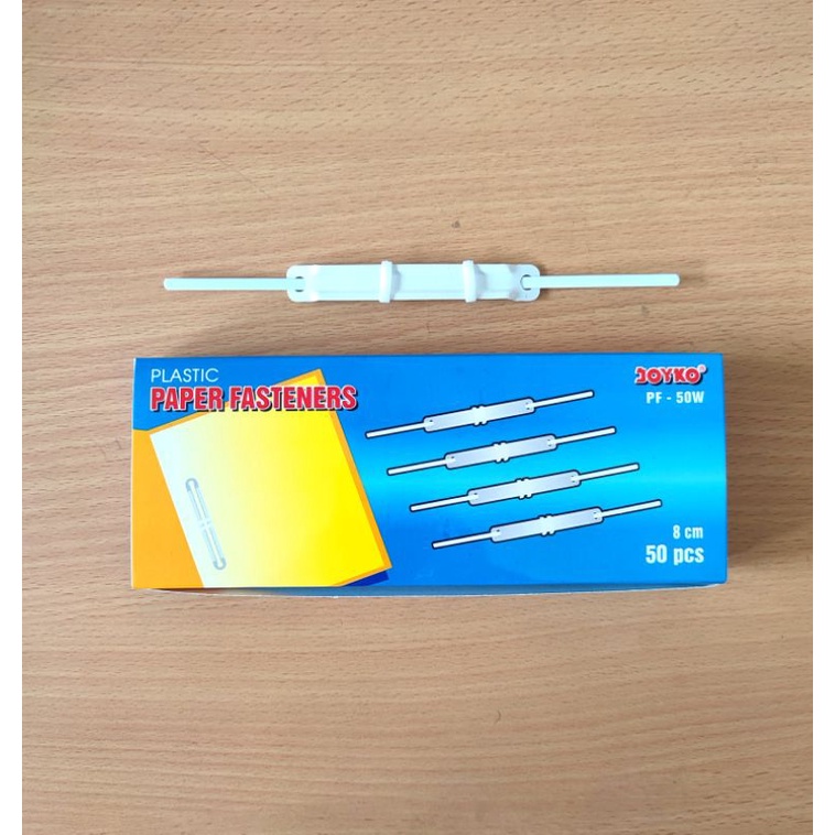 Jual Pengikat Kertas / Paper Fasteners / Acco Joyko PF-50W White ( 1 Pack / 50 Pcs) | Shopee ...