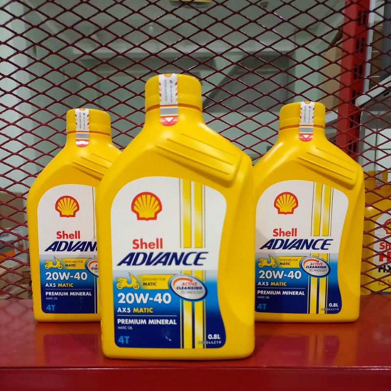 Jual Shell Advance 4T AX5 Matic 20W-40 0,8L | Shopee Indonesia