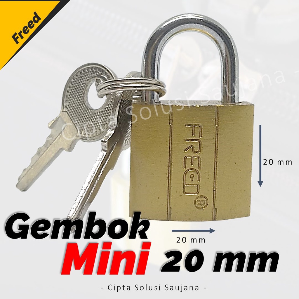 Jual GEMBOK MINI 20MM GEMBOK KECIL PENGAMAN KOPER GEMBOK PINTU LEMARI ...