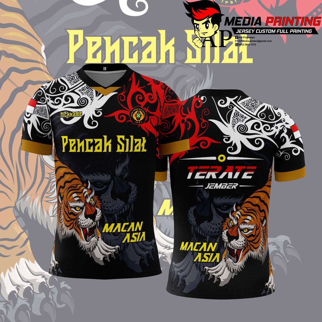 Jual Jersey Custom Full Printing Pencak Silat, Perguruan Seni Beladiri ...