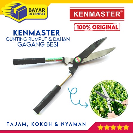 Jual KENMASTER Gunting Rumput Tangan Besar Panjang Gagang BESI Potong ...