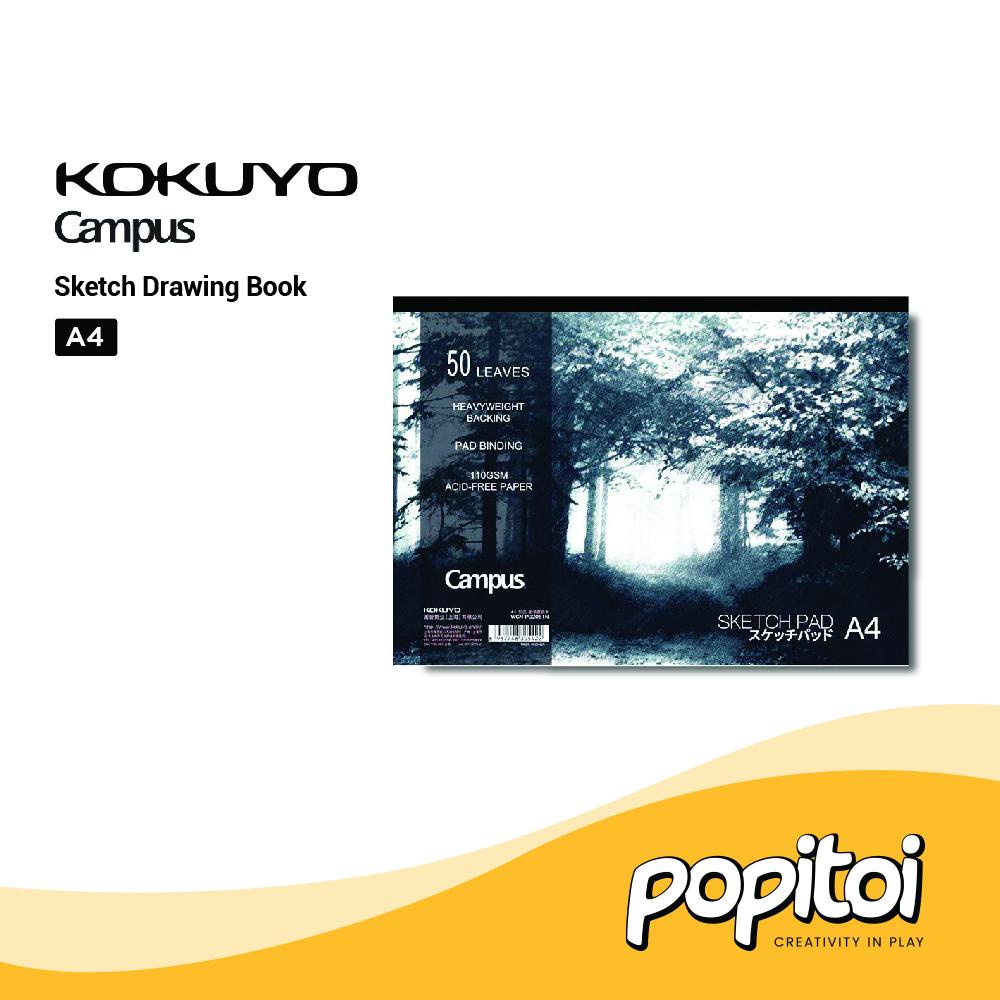 Jual Kokuyo Campus Sketch Drawing Book A4 A3 Buku Sketsa Gambar Polos ...