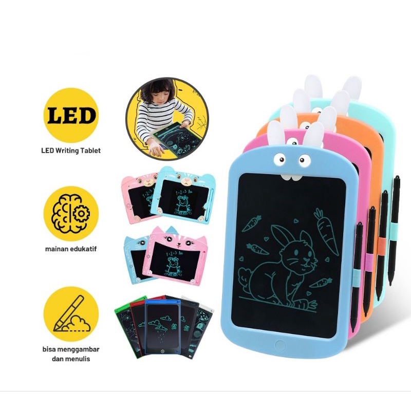 Jual LCD Drawing Writing Tablet 8.5" Mainan Papan Tulis ipad Anak ...
