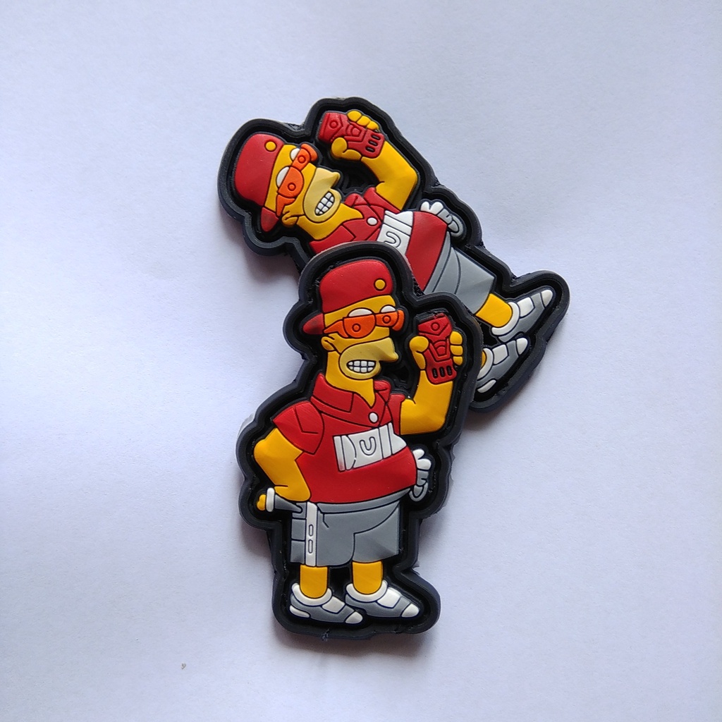 Jual Patch Rubber The Simpson / Emblem Karet / Tempelan Karet Velcro ...