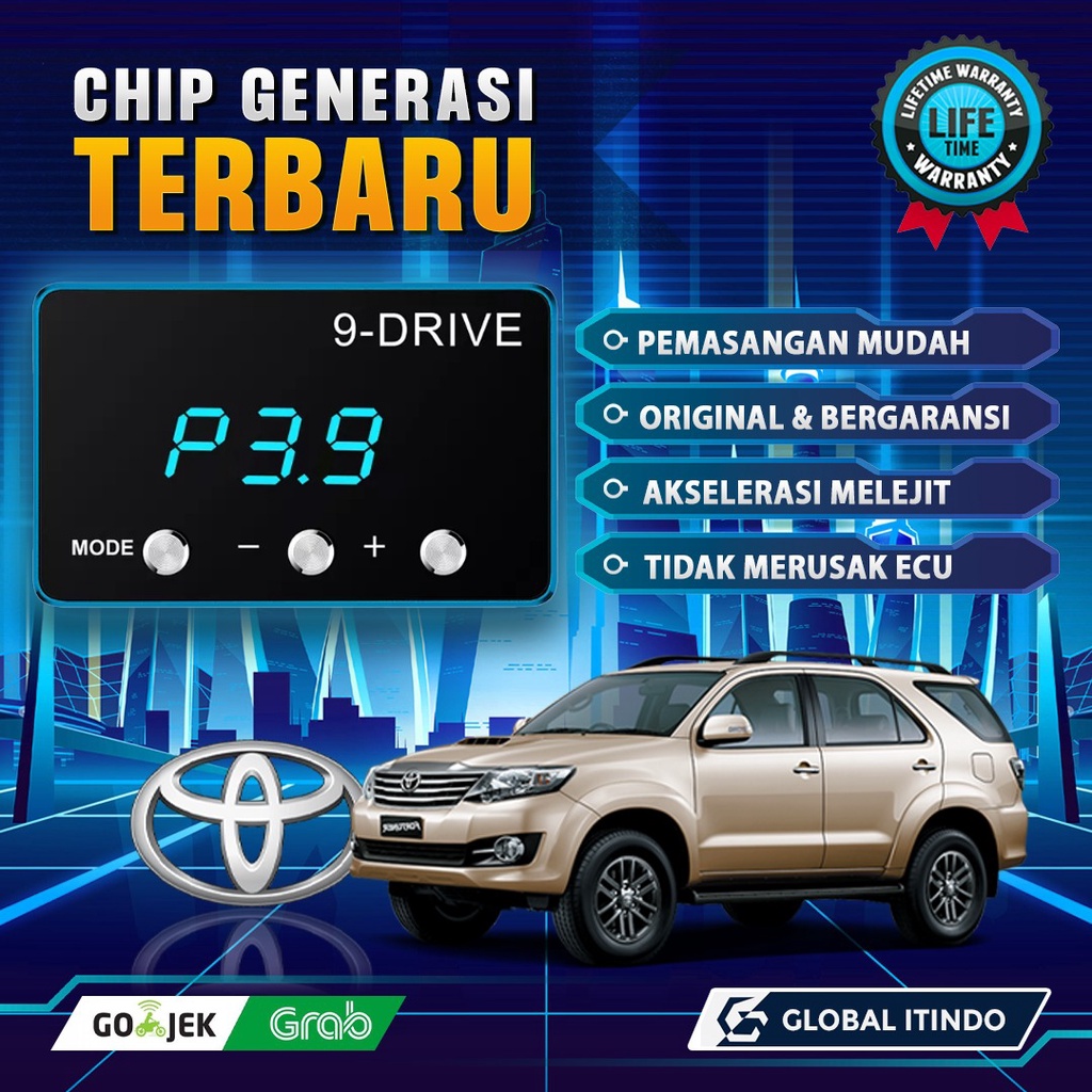 Jual [ORIGINAL] 9 Drive Toyota Fortuner VNT Piggyback Throttle ...