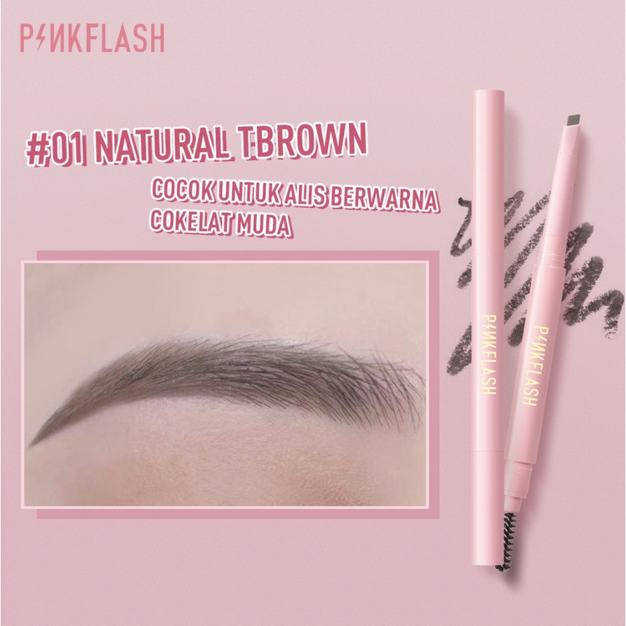 Jual PINKFLASH Auto Eyebrow Pencil WATERPROOF - Pensil Alis - Eye Brow ...