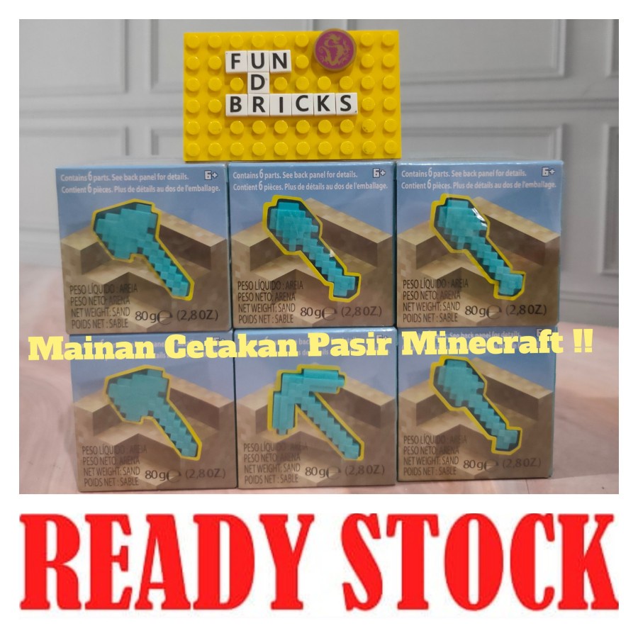 Jual Minecraft Mini Mining Sets Original Mattel | Shopee Indonesia