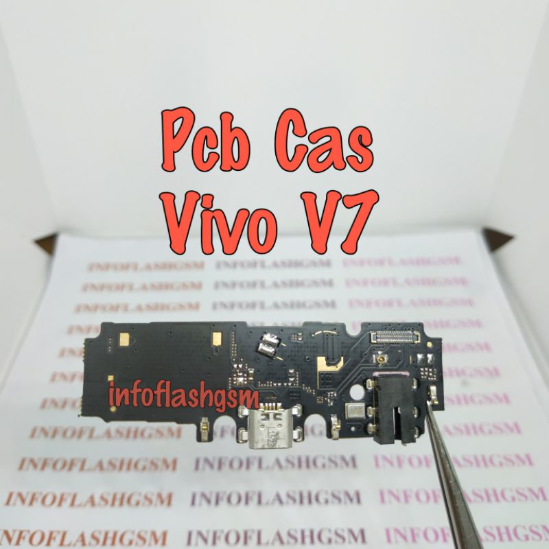 Jual Pcb Board Connector Charger Konektor Cas Headset Mic Vivo V7 ...