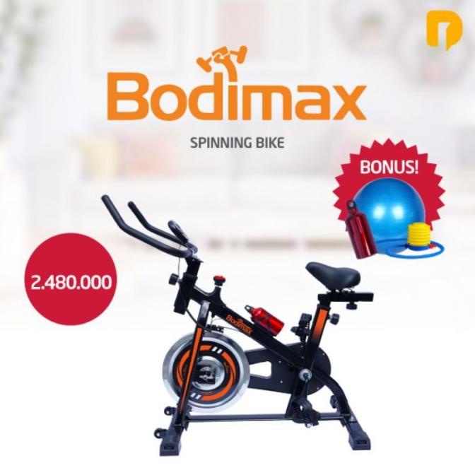 Jual Alat Fitnes Di Rumah Bodimax Spinning Bike Sepeda Statis Dengan | Shopee Indonesia
