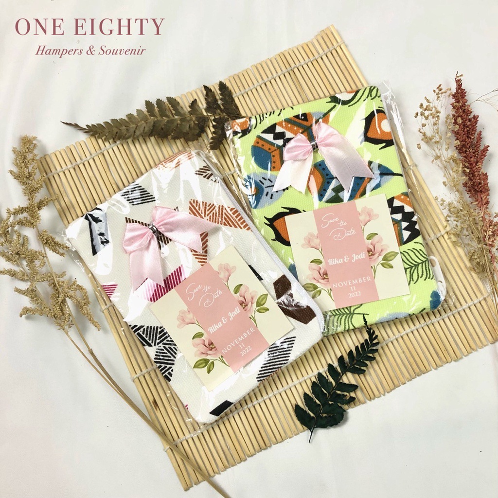 Jual SOUVENIR PERNIKAHAN DOMPET KANVAS POUCH CANVAS TEBAL BANYAK MOTIF ...