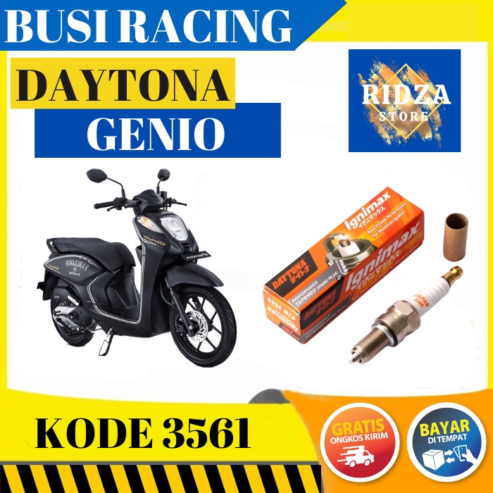 Jual BUSI RACING DAYTONA ORIGINAL HONDA GENIO IRIDIUM 3561 | Shopee ...