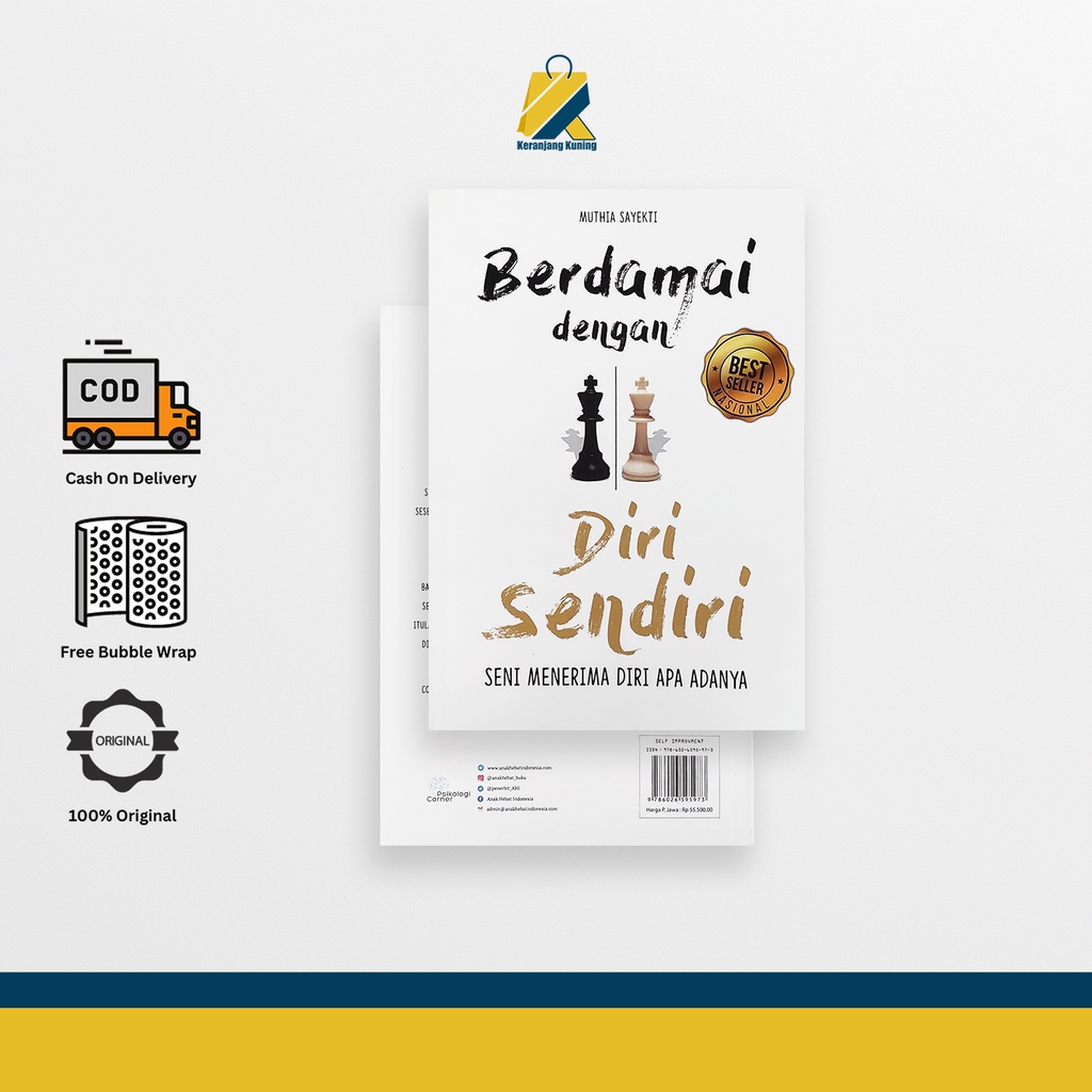 Jual Buku Motivasi : Berdamai Dengan Diri Sendiri (Psikologi Corner) | Shopee Indonesia