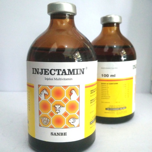 Jual INJECTAMIN 100 ML BY SANBE | MULTIVITAMIN INJEKSI UNTUK HEWAN ...
