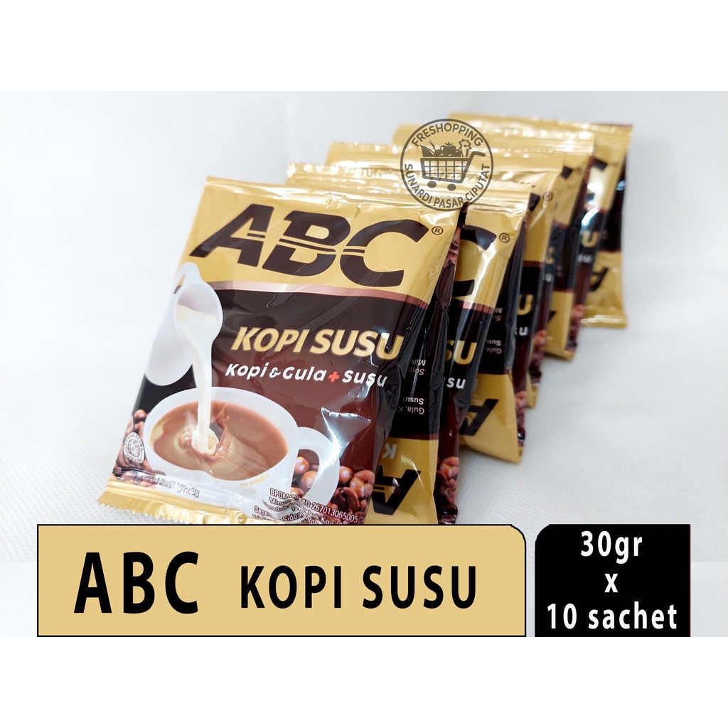 Jual ABC kopi Susu 1 Renceng 10 sachet | Shopee Indonesia