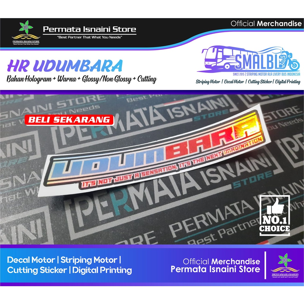 Jual Sticker Hologram Julukan HR UDUMBARA Po Haryanto New by PIS ...