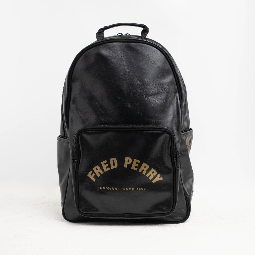 Jual Tas FRED PERRY WAVE BLACK BACKPACK 100% ORIGINAL | Shopee Indonesia