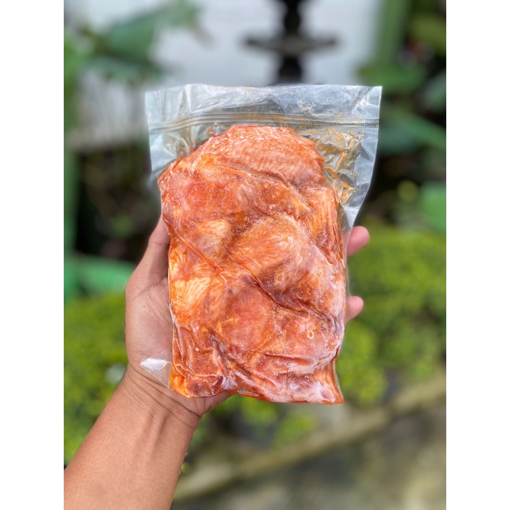 Jual Chicken Wings / Sayap Ayam Marinasi / Gurih Asin 500 Gram / Paha ...