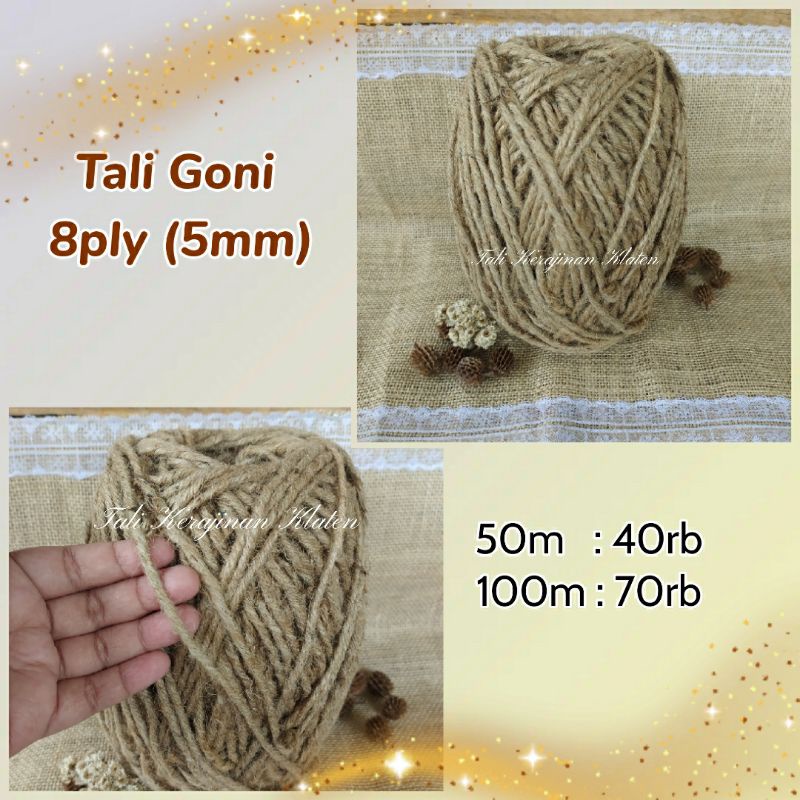 Jual tali goni / tali rami 5mm (8ply) | Shopee Indonesia