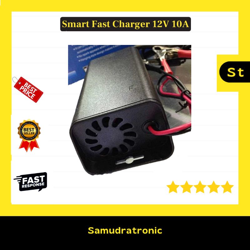 Jual Smart Fast Charger accu/aki 12v 10a | Shopee Indonesia