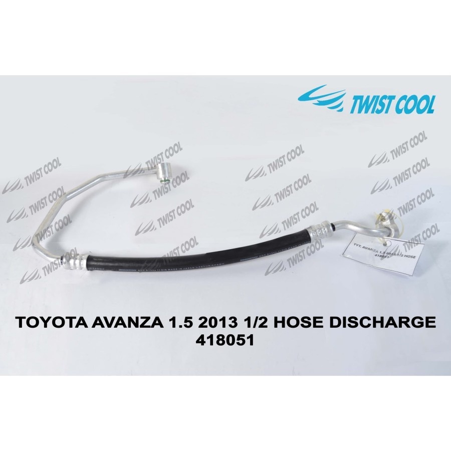 Jual SELANG AC MOBIL TOYOTA AVANZA 1.5 2013 1/2 HOSE DISCHARGE | Shopee ...