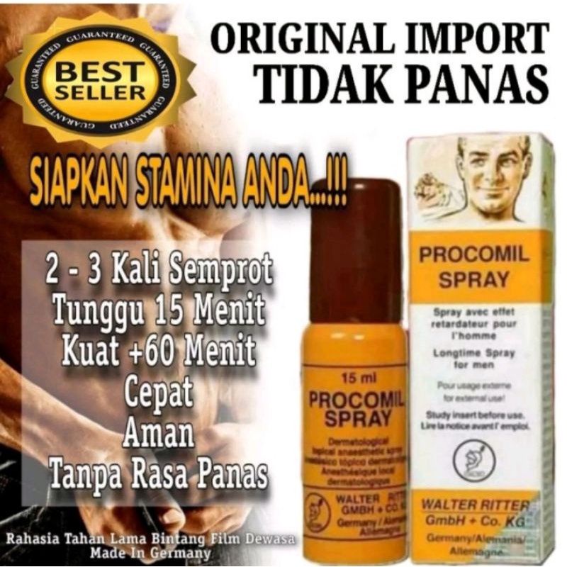 Jual Procomil Spray Obat Semprot Asli Germany Di Jamin Tahan Lama ...