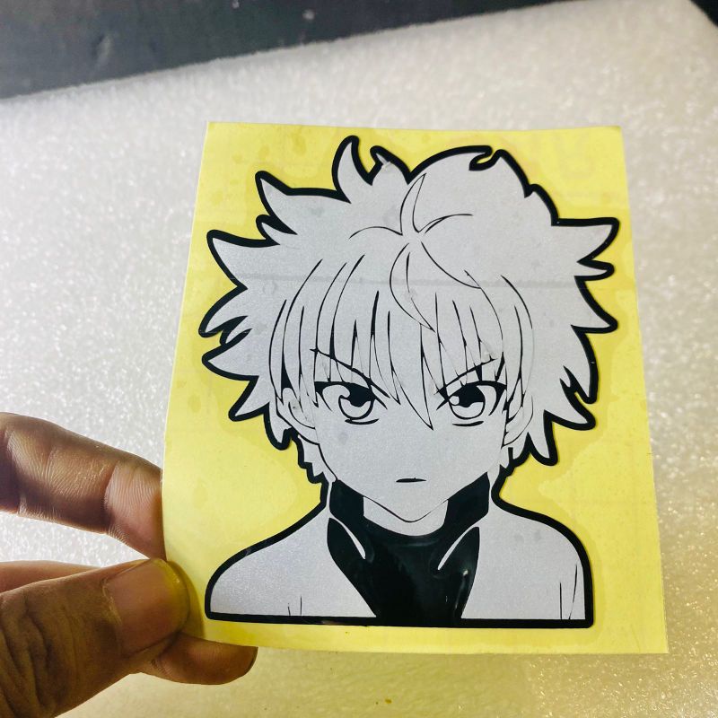 Jual Sticker karakter killua anime x hunter Kilua Zoldyck cuting ...