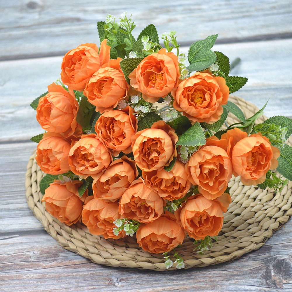 Jual HANACO - Bouquet bunga P618 18HD Artifisial Dekorasi Tanaman ...