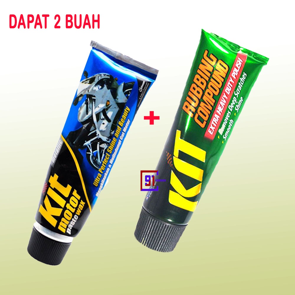 Jual ARC PAKET Kit Motor Paste Wax Metallic pengkilap Body Motor Mobil ...
