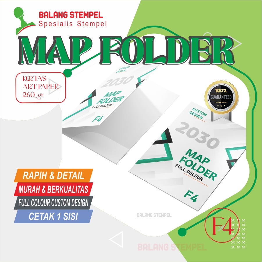 Jual Cetak Map Folder Custom Rumah Sakit Klinik Rekam Medik Perusahaan ...