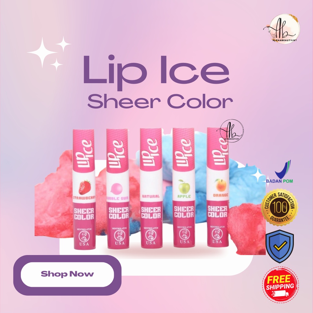 Jual Lip Ice Sheer Color SERIES / Lipbalm natural / lip balm lip ice ... Jual Lip Ice Sheer Color SERIES / Lipbalm natural / lip balm lip ice ...