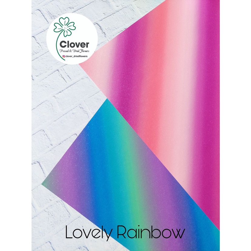 Jual Cutting Sticker - LOVELY RAINBOW - Rainbow Vinyl - Custom Nama ...