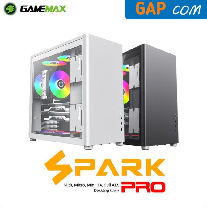 Jual CASING/CASE KOMPUTER/PC GAMEMAX SPARK PRO DUAL TEMPERED GLASS (ATX) | Shopee Indonesia