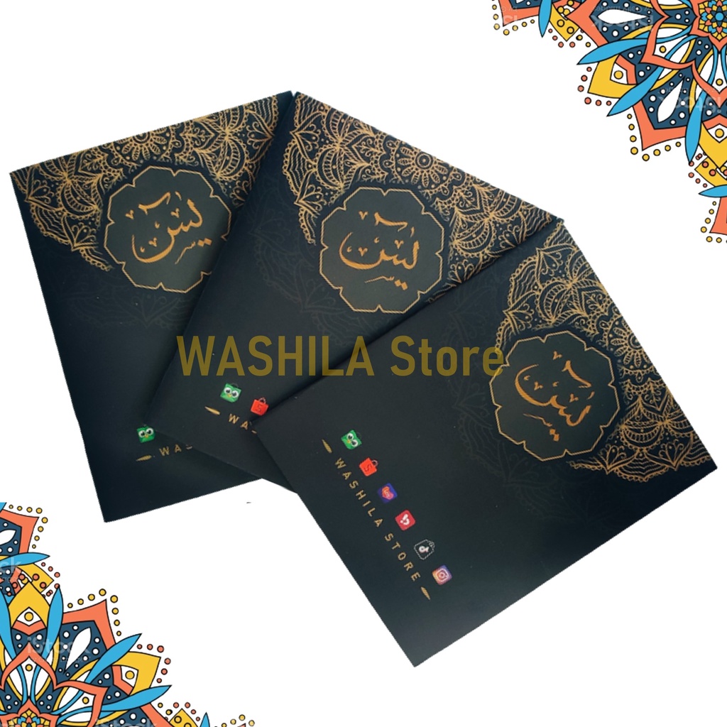 Jual Buku SURAH YASIN cover warna Hitam Panduan Tahlil Dan Istghotsah ...