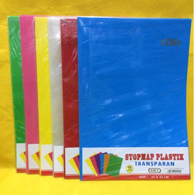Jual [1 PCS] KIKY Stopmap Plastik Map L Transparan Folio F4 | Shopee ...