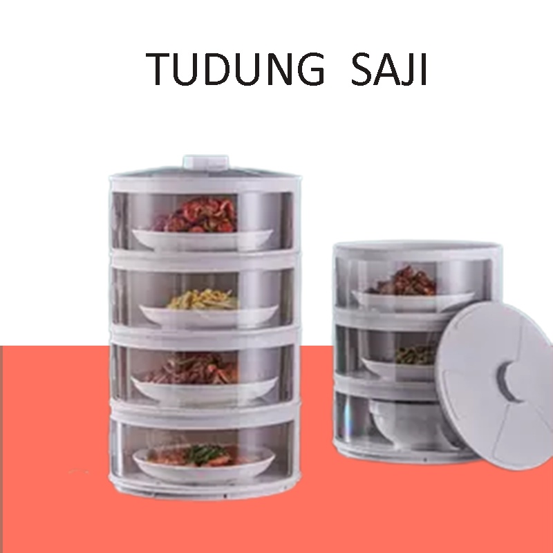 Jual Tempat lauk/tempat makanan penutup tudung saji- 4 susun TUDUNG ...