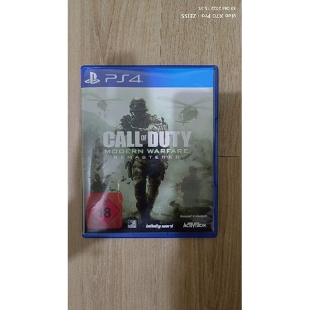 Jual DVD PS4 Call of Duty modern warfare remastered | Shopee Indonesia