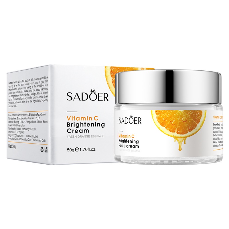 Jual [ORANGE CREAM] Sadoer Vit C Brightening Cream 50g | Shopee Indonesia