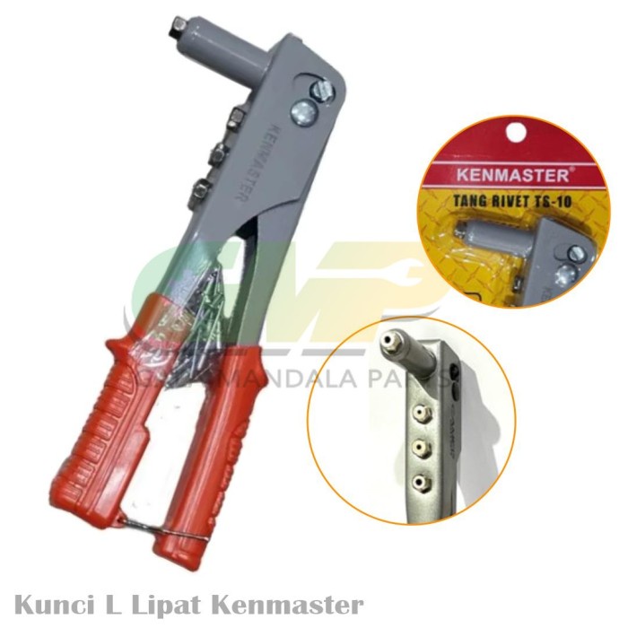 Jual Kenmaster Tang Rivet TS 10 9.5 inci Tool Hand Riveter Stang Paku ...