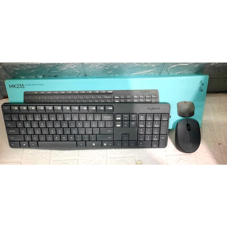 Jual KEYBOARD MOUSE LOGITECH MK235 WIRELESS | Shopee Indonesia