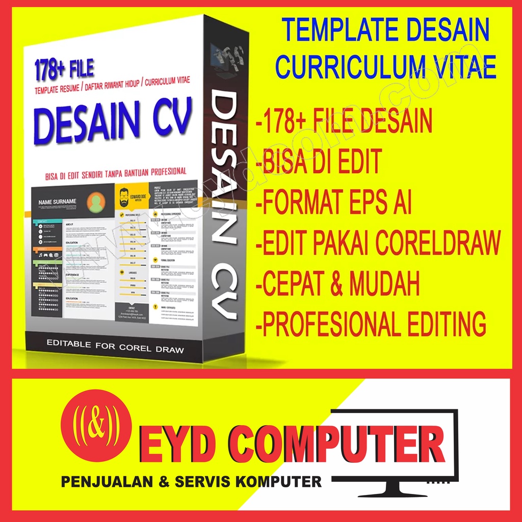 Jual DESAIN CV CURRICULUM VITAE RESUME DAFTAR RIWAYAT HIDUP TEMPLETE ...