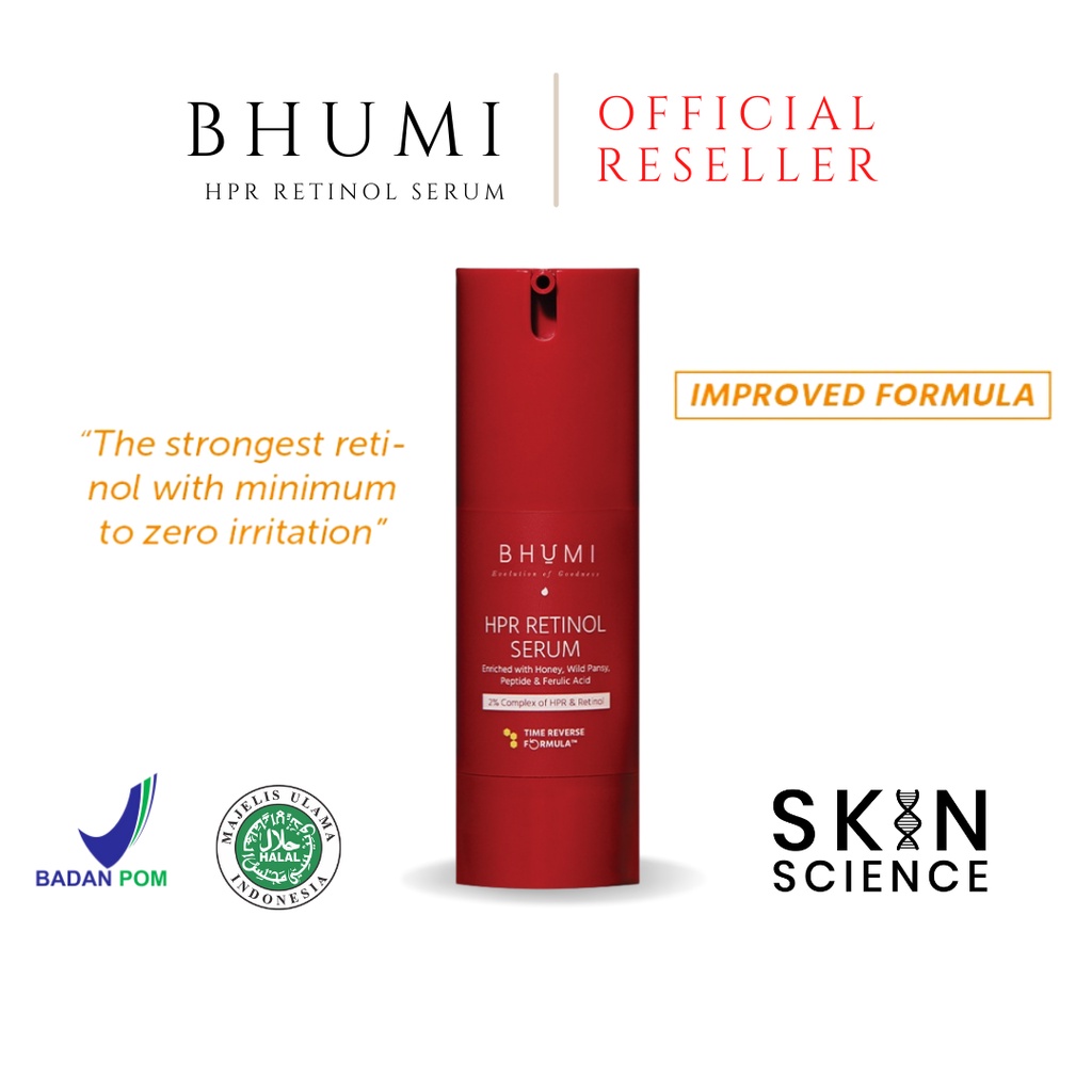 Jual BHUMI Hpr Retinol Serum 18ml / 30ml | Shopee Indonesia