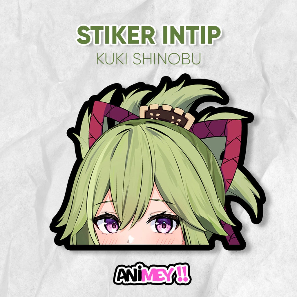 Jual Sticker Intip Kuki Shinobu Genshin Impact / Stiker Anime ...