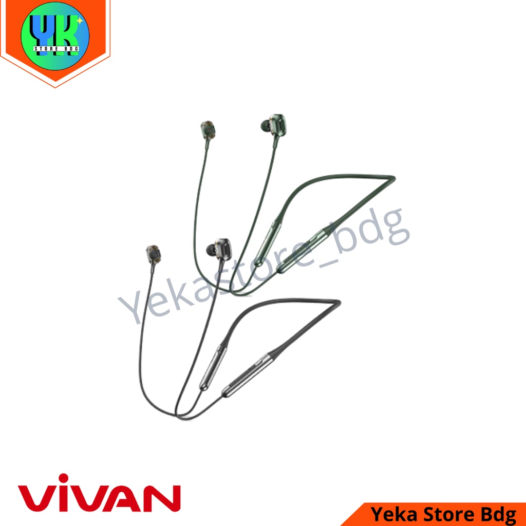 Jual EARPHONE BLUETOOTH VIVAN LIBERTY N100 (Magnetic Bass Waterproof ...