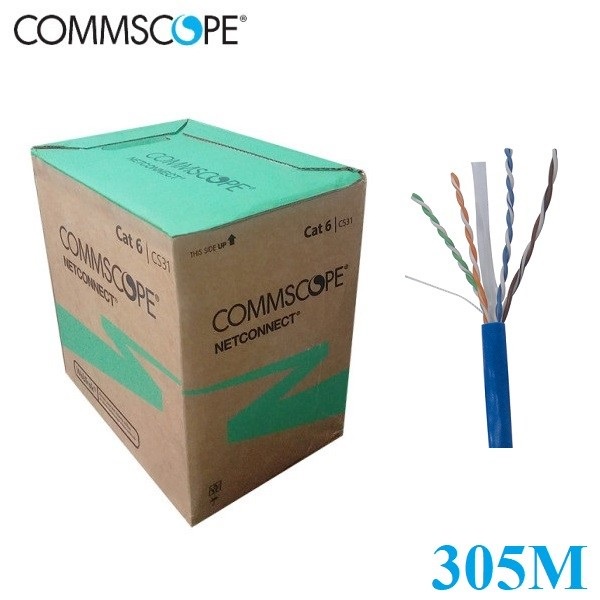 Jual Kabel Lan UTP AMP Commscope Cat6 cat 6 300 mtr Gigabit Original 1 ...