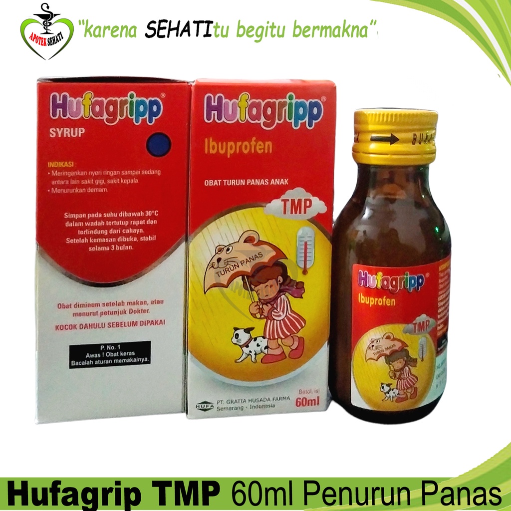Jual All Varian Hufagrip Sirup Batuk Pilek Flu Demam Nyeri Anak 60ml ...