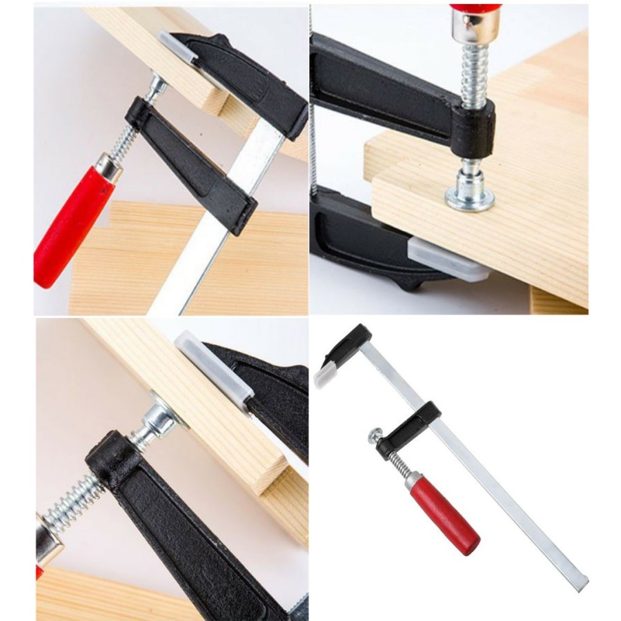 Jual BELTER Klem F Heavy Duty Professional F Clamp 50 X 250 mm SOLID ...