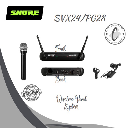 Jual Shure SVX24/PG28 Microphone Vocal Wireless Original | Shopee Indonesia
